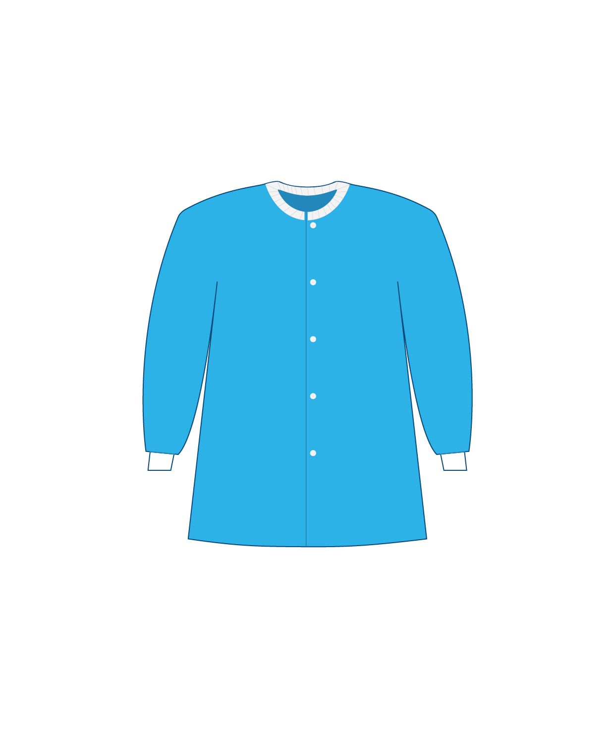 Warm-up Jacket 35-40gr SMS - Zaza Medical | Medical PPE Products